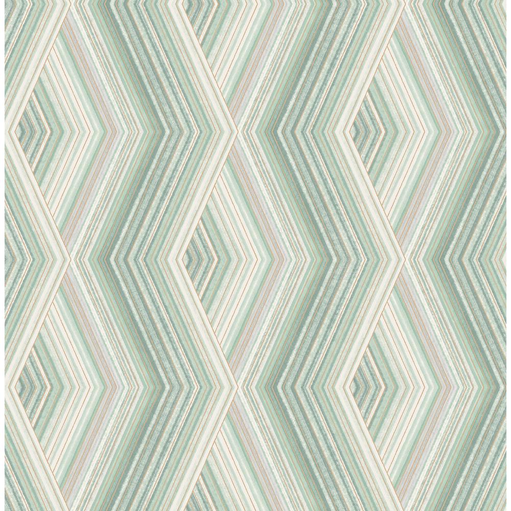 Fine Decor Shard Charcoal Geometric 20.5 in. x 33 ft. Unpasted Peelable ...