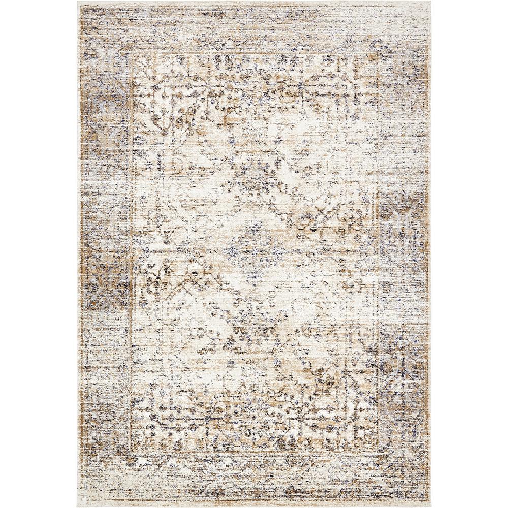 Unique Loom Augustus Naples Ivory 2' 2 x 6' 7 Runner Rug 3135931 - The ...
