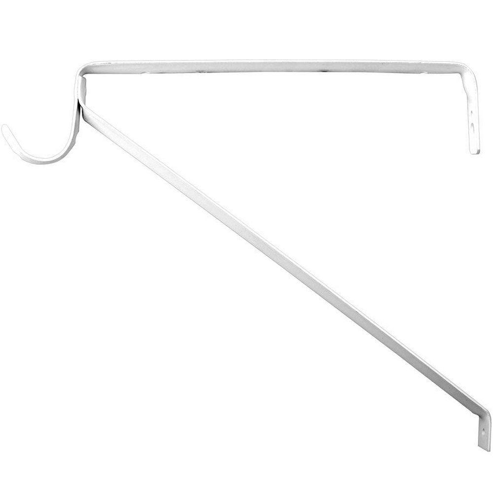 Lido Designs Brushed Nickel Heavy Duty Shelf and Rod Bracket-LB-14 ...