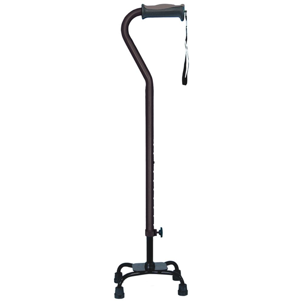 Hugo Mobility Adjustable Quad Cane for Right or Left Hand Use, Small ...