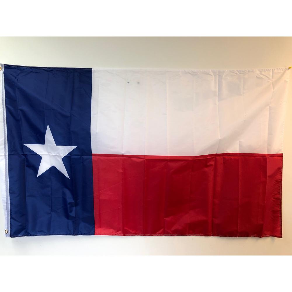 Seasonal Designs 3 ft. x 5 ft. Nylon Texas State Flag-TX3 - The Home Depot