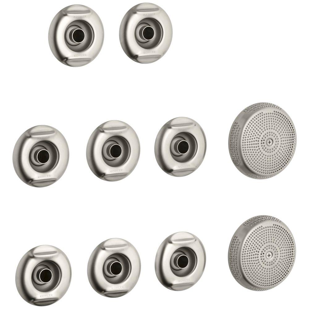KOHLER RiverBath Whirlpool Trim Kit In Vibrant Brushed Nickel K 9398 BN KOHLER RiverBath Whirlpool Trim Kit In Vibrant Brushed Nickel K 9398 BN