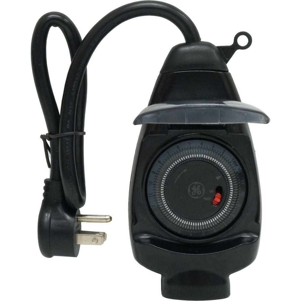 GE 15 Amp 24 Hour Plug In Heavy Duty Timer 15102 The Home Depot