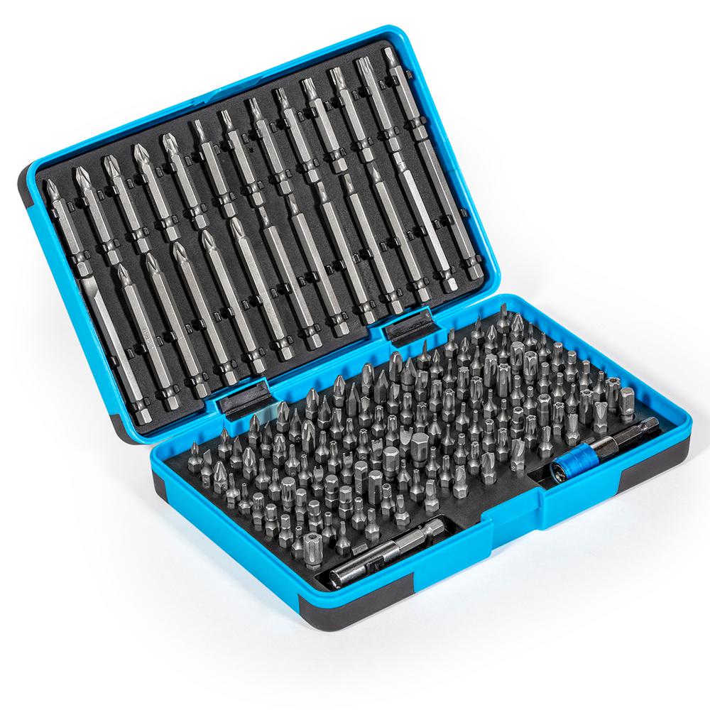 Stark 1/4 in. Impact-Duty Steel Screwdriver Driving Bit Set (148-Piece ...
