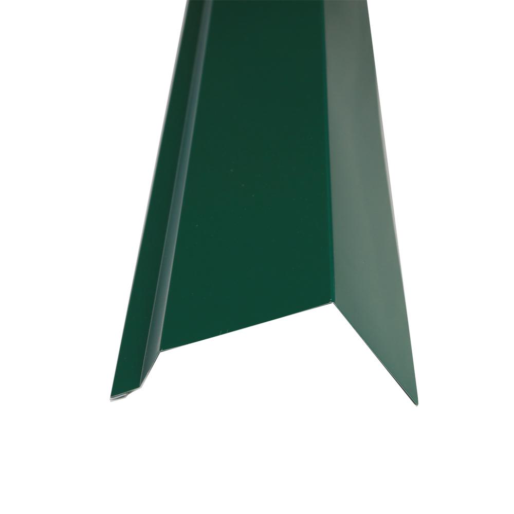 Metal Sales 3-1/2 in. x 10.5 ft. Forest Green Steel Eave Flashing ...