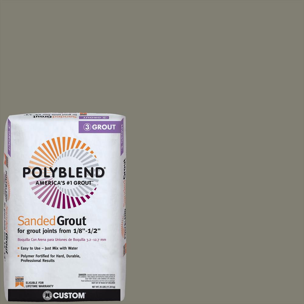 Custom Building Products Polyblend Plus #542 Graystone 25 lb. Sanded ...