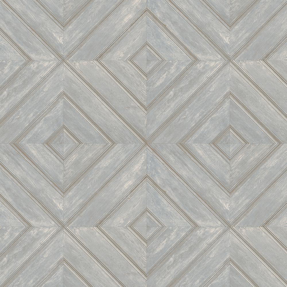 Norwall Wood Tile Vinyl Roll Wallpaper (Covers 55 sq. ft.)-FH37515 ...