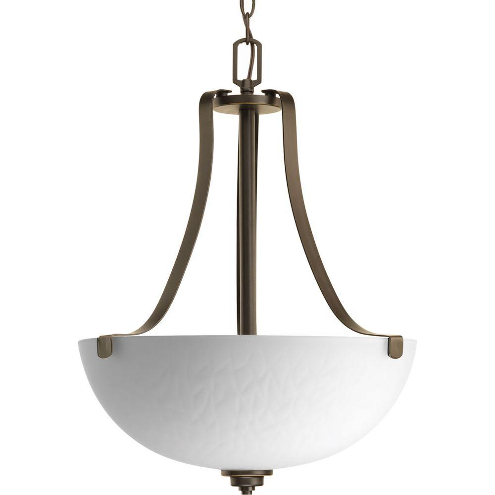 Progress Lighting Legend Collection 3-Light Antique Bronze Foyer ...
