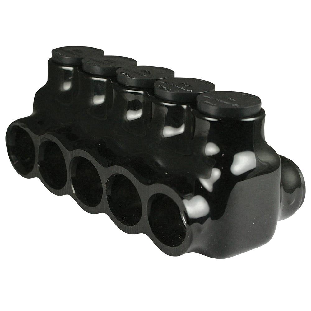 ASI 6 AWG - 250 MCM 600-Volt 5-Ports Multi Tap Connector Insulated Dual ...