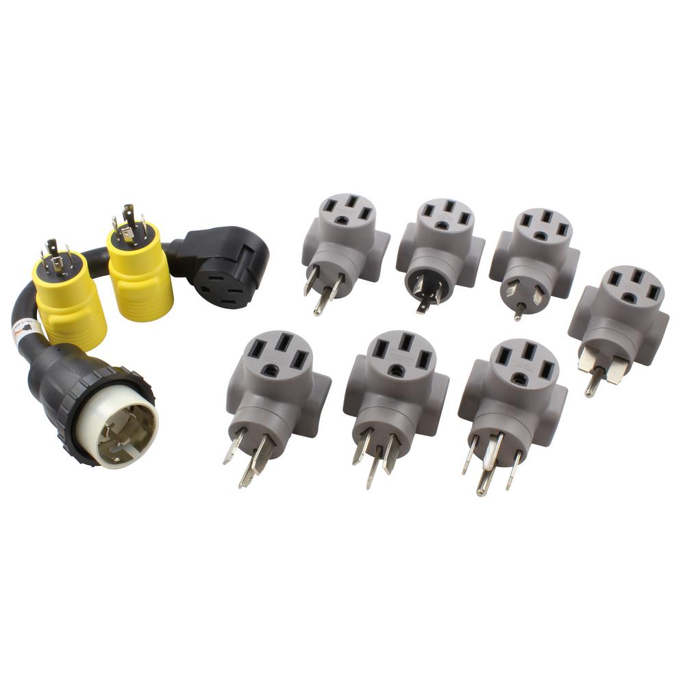 AC WORKS EV Complete Charging Kit of Adapters for Tesla Use Only ...