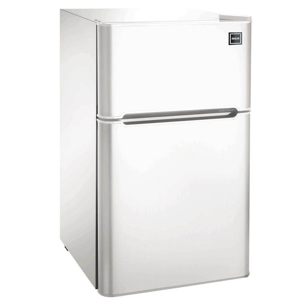RCA 3.2 cu. ft. Mini Fridge in Black-RFR832-BLACK - The Home Depot