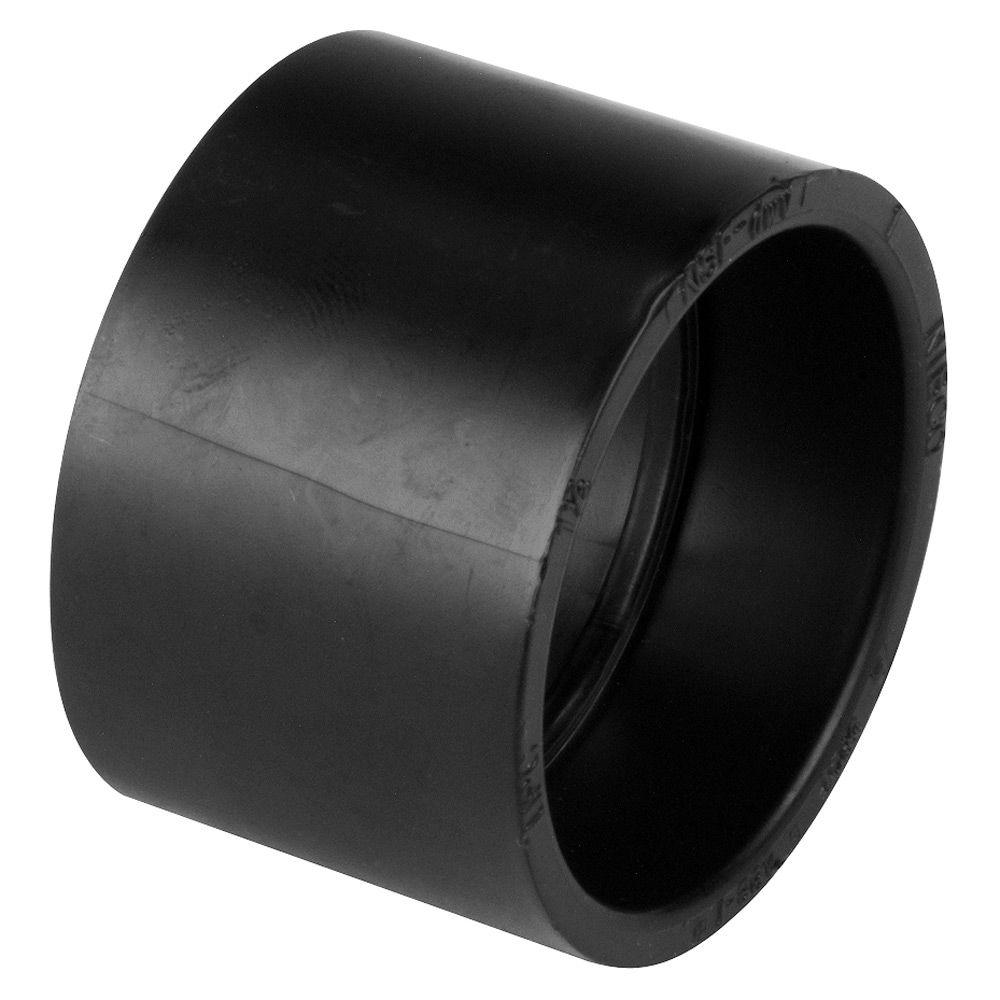 NIBCO 1 1 2 In ABS DWV Hub X Hub Coupling C5801HD112 The Home Depot