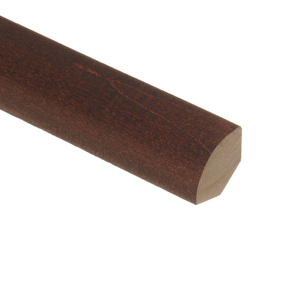 Zamma Moroccan Walnut 3/4 in. Thick x 3/4 in. Wide x 94 in. Length Wood ...