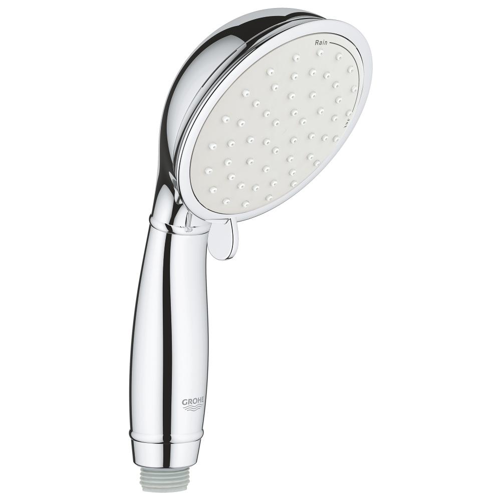 GROHE Tempesta 2-Spray 4 in. Single Wall Mount Handheld Rain Shower ...