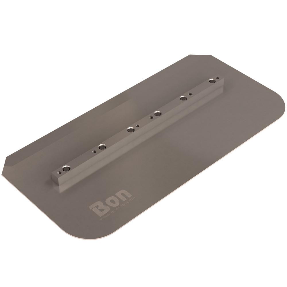 Bon Tool 18 in. x 8 in. Combination Power Trowel Blades (4-Pack)-17-160 ...