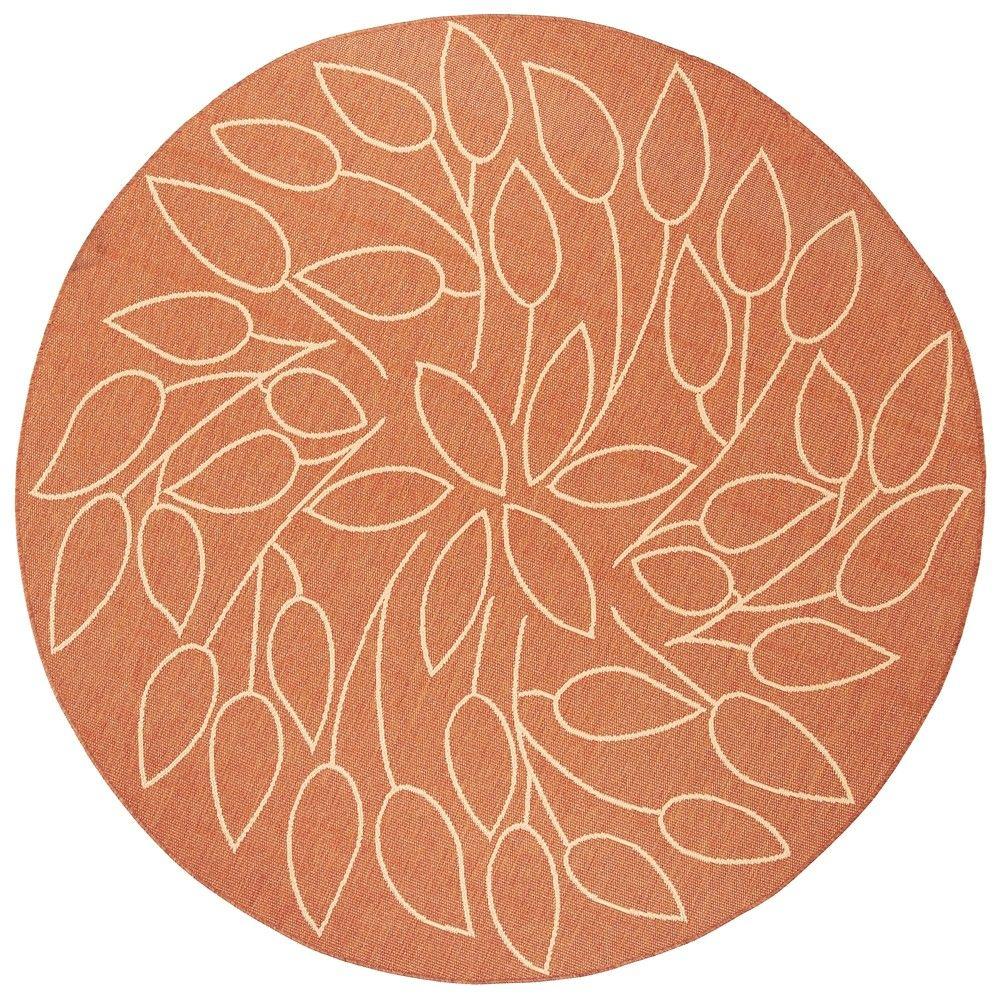 Home Decorators Collection Persimmon Terracotta 8 ft. 6 in. Round Area ...