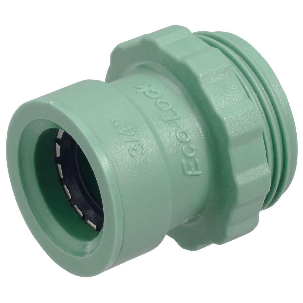 Orbit 3/4 in. Eco-Lock Manifold Transition Adapter-57209F - The Home Depot