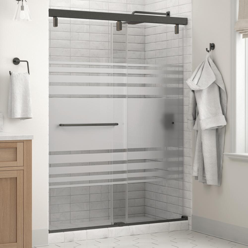 Delta Simplicity 60 X 71 1 2 In Frameless Mod Soft Close Sliding