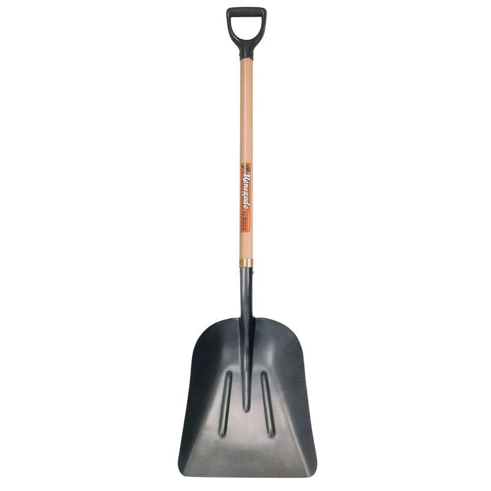 Hisco Renegade #10 Western Scoop with Steel Blade and 38 in. Ash Wood D ...