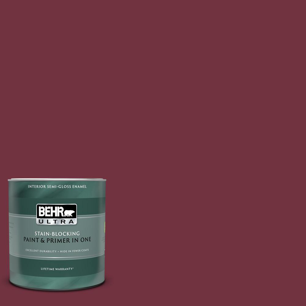 BEHR ULTRA 1 qt. #MQ1-15 Rumors Semi-Gloss Enamel Interior Paint and ... BEHR ULTRA 1 qt. #MQ1-15 Rumors Semi-Gloss Enamel Interior Paint and ...