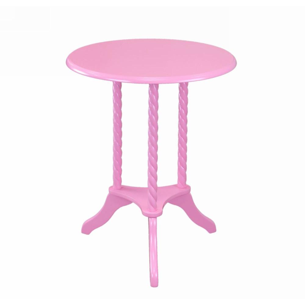 Homecraft Furniture Pink End Table MH09PK - The Home Depot