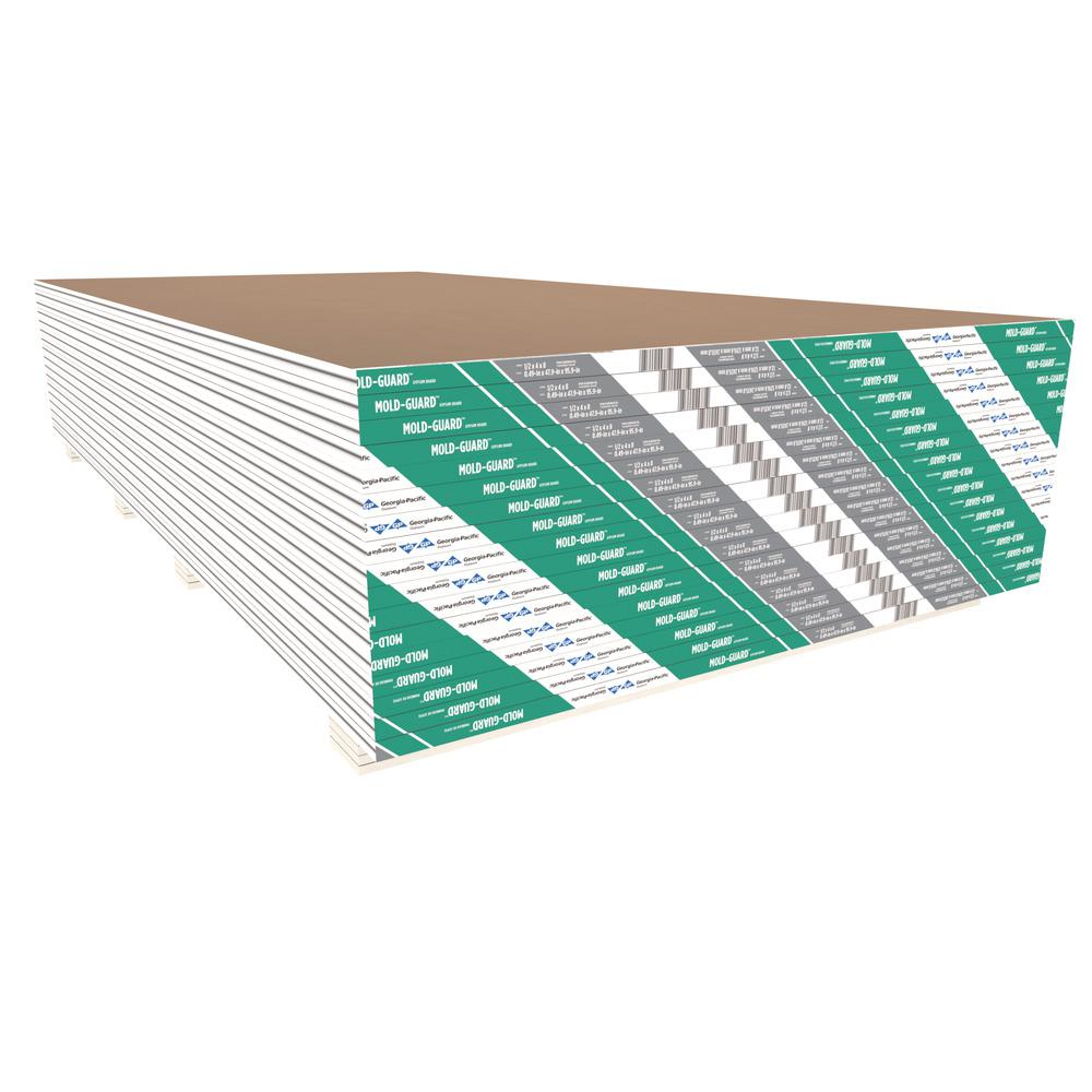 ToughRock 1 2 In X 4 Ft X 8 Ft Mold And Moisture Resistant Gypsum