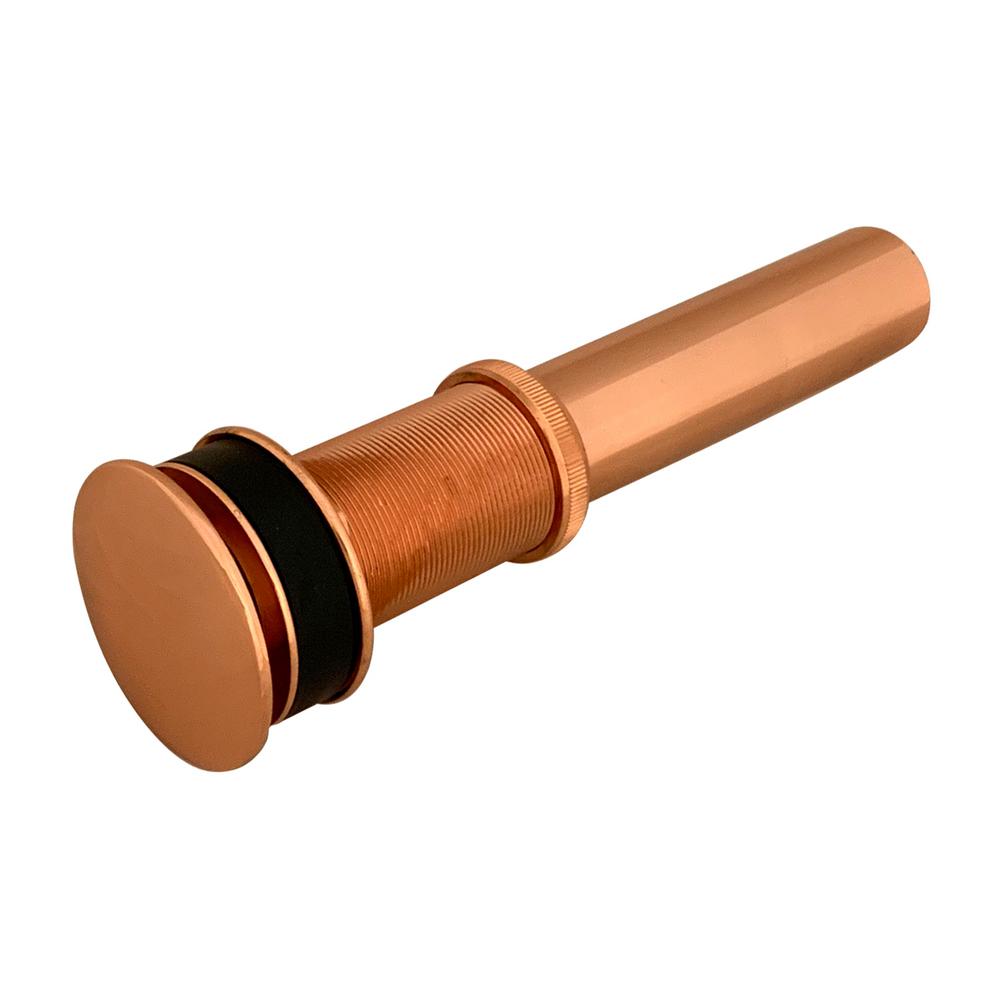 Premier Copper Products 1.5 in. Non-Overflow Pop-Up Bathroom Sink Drain ...