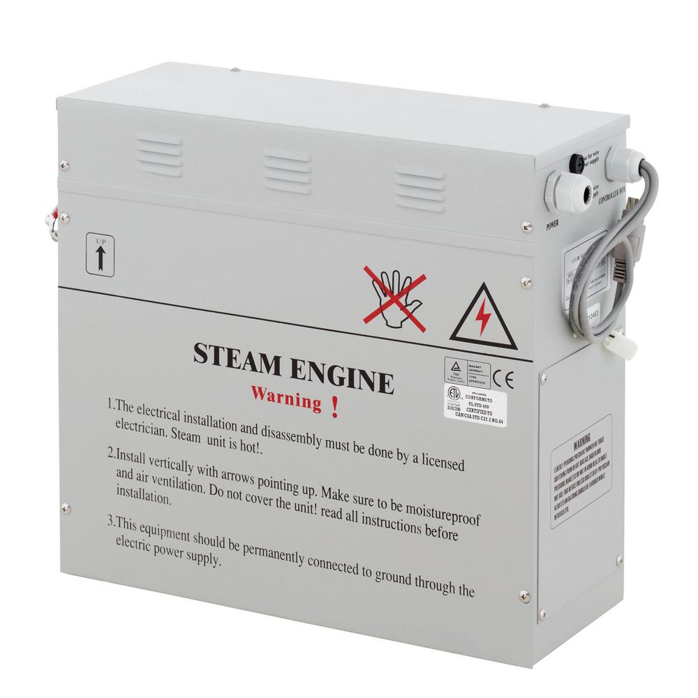 Steam Planet Superior 9kW Deluxe Self-Draining Steam Bath Generator ...