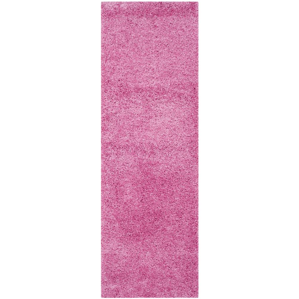 Safavieh California Shag Pink 2 ft. x 9 ft. Runner Rug-SG151-3232-29 ...