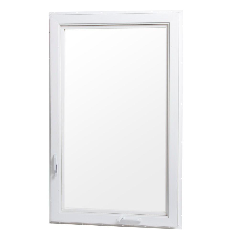 TAFCO WINDOWS 24 In X 36 In Right Hand Vinyl Casement Window With