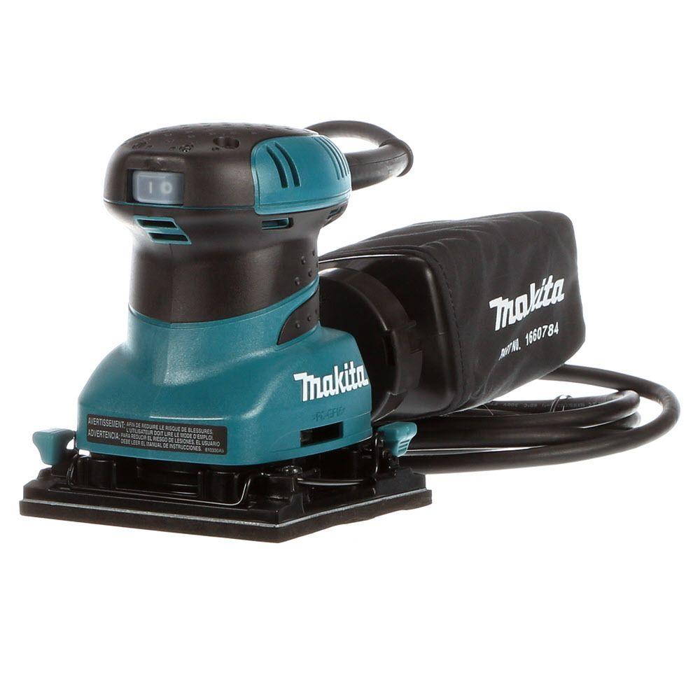 Makita 2 Amp Corded 1 4 Sheet Finishing Sander With 60G Paper 100G