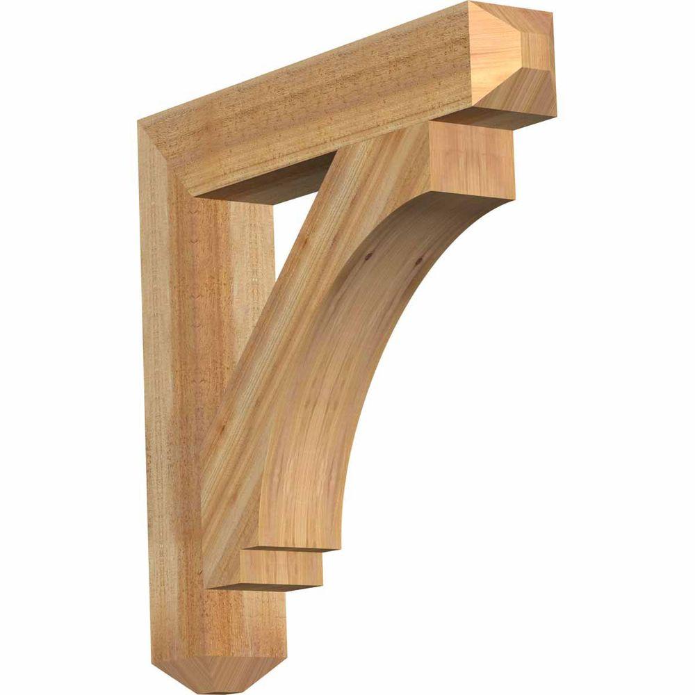 Ekena Millwork 4 in. x 24 in. x 24 in. Western Red Cedar Imperial ...