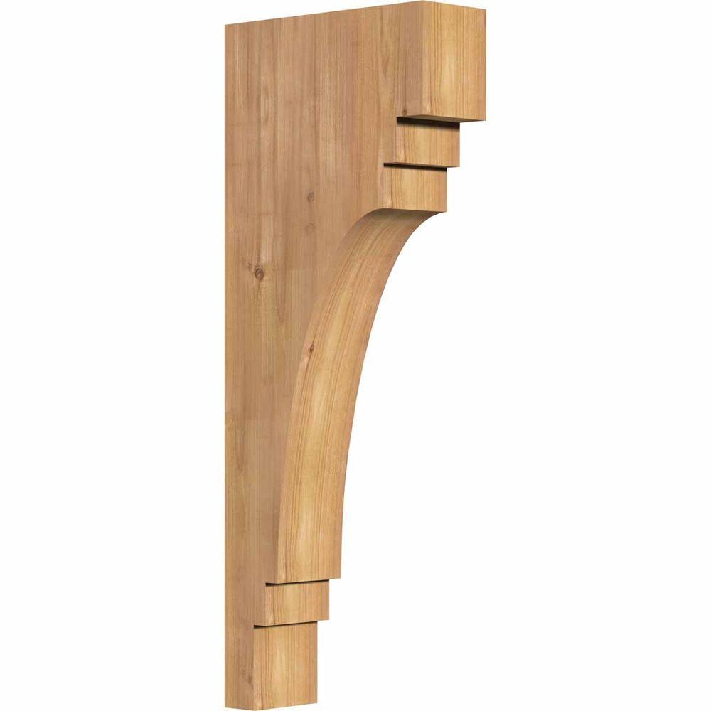 Ekena Millwork 3-1/2 in. x 10 in. x 26 in. Western Red Cedar ...