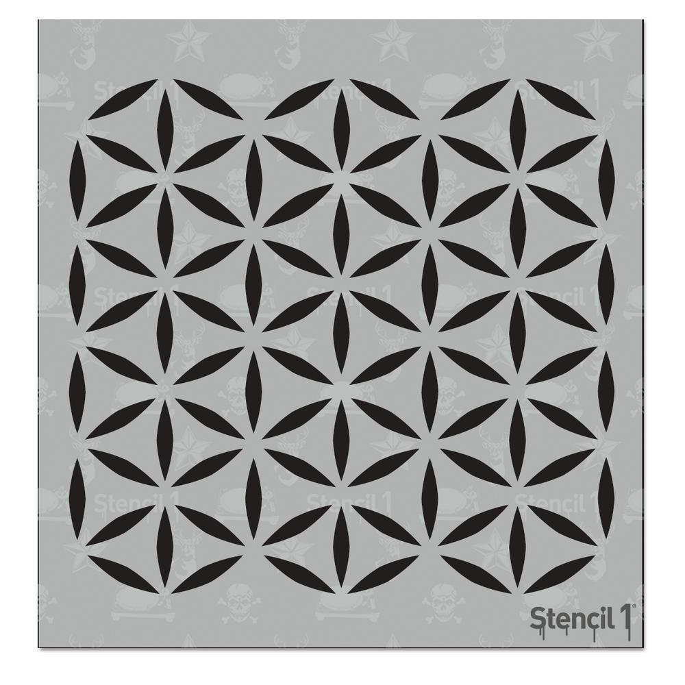 Stencil1 Moroccan Small Repeat Pattern Stencil-S1_PA_28_S - The Home Depot