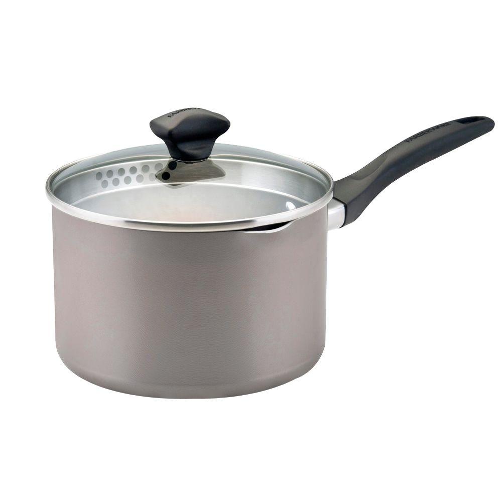 Farberware 3 Qt Aluminum Saucepan With Lid 21402 The Home Depot Farberware 3 Qt Aluminum Saucepan With Lid 21402 The Home Depot