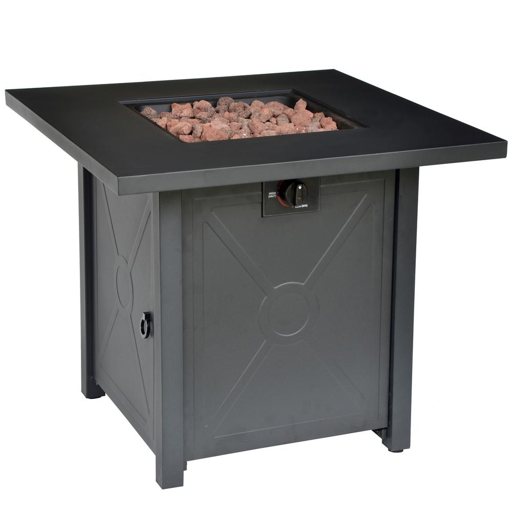 Bond Paddock Lane 28 in. Gas Fire Table-52000 - The Home Depot