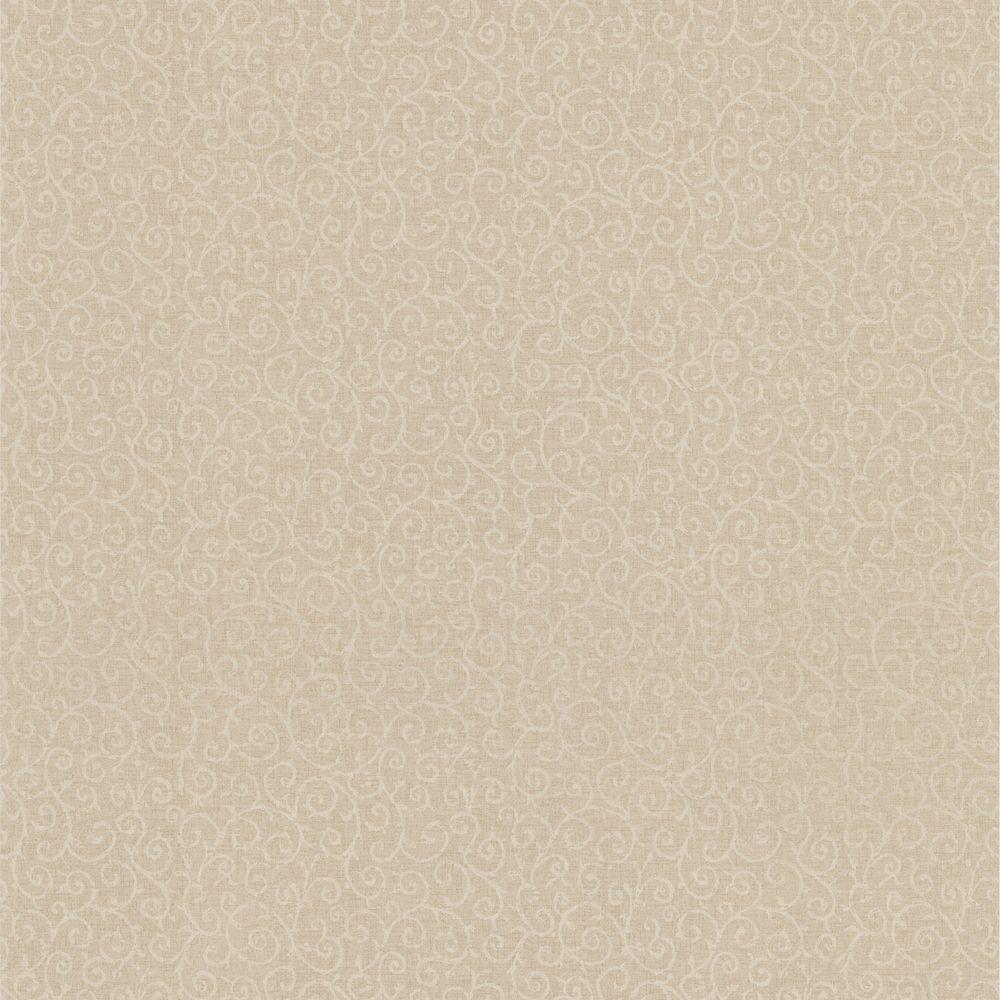 Tribe Scroll Brass Scroll Texture Wallpaper-301-66954 - The Home Depot