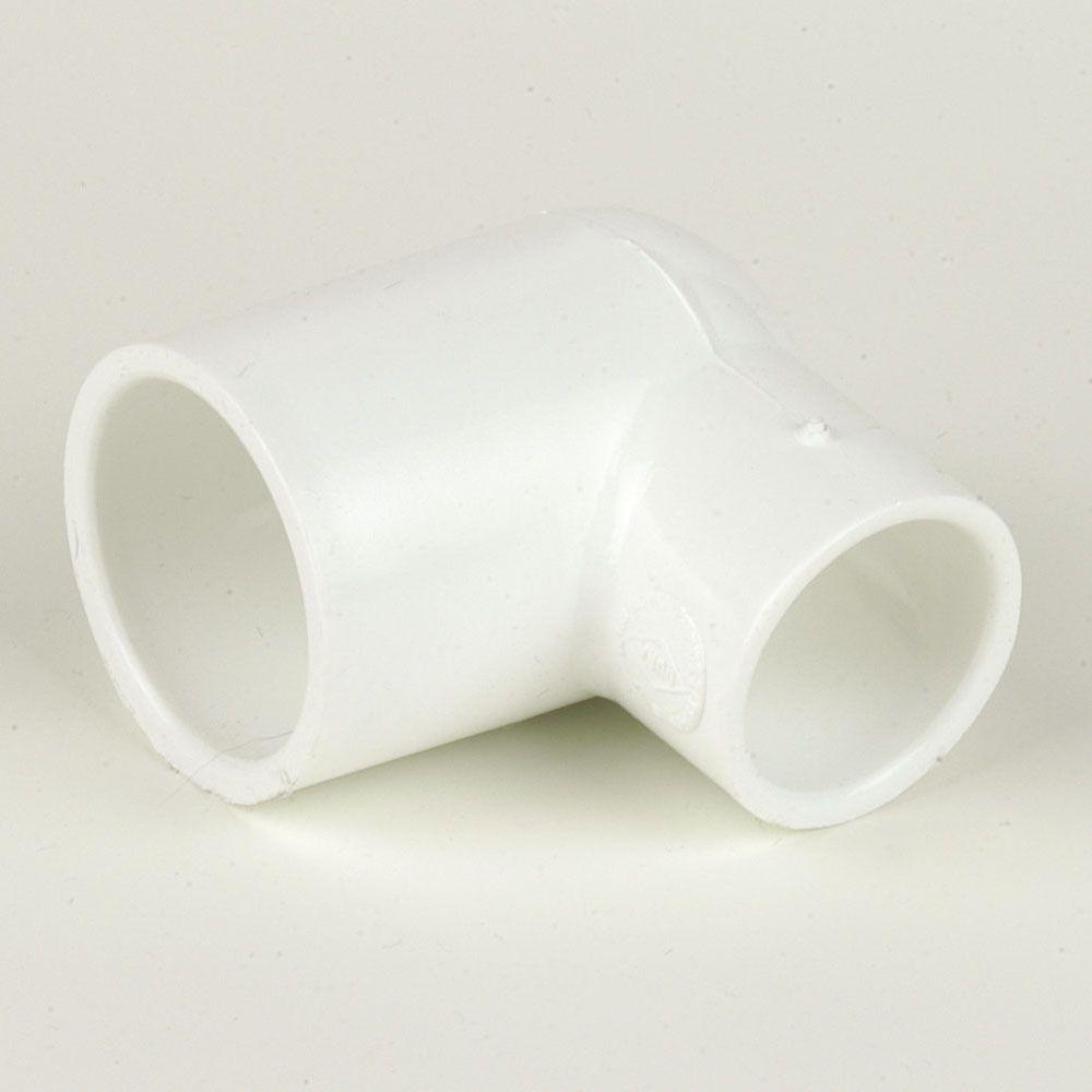 DURA 1 in. x 1/2 in. Schedule 40 PVC 90-Degree Reducing Elbow-C406-130 ...