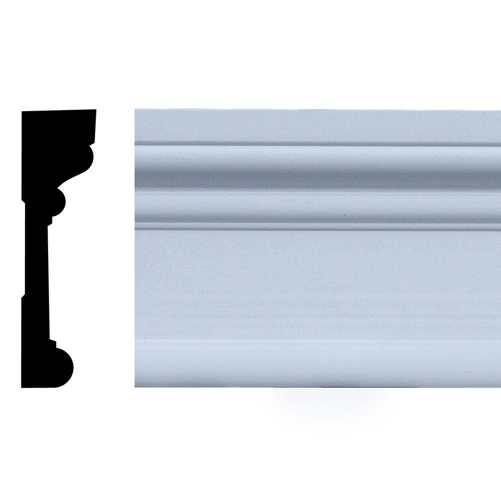 EverMark 11/16 in. x 2-1/2 in. x 84 in. Primed Finger-Jointed Pine ...