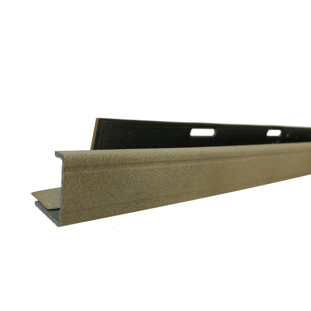 Novik 1.25 in. x 72 in. Trim in Sand Blend Trim Plastic 20/Box Siding ...