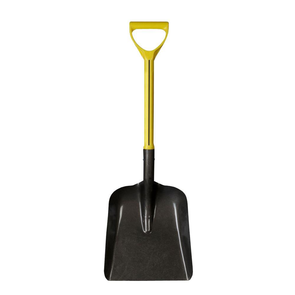 Nupla 27 in. D-Grip Fiberglass Handle 16 in. Gauge Hollow Back Blade ...