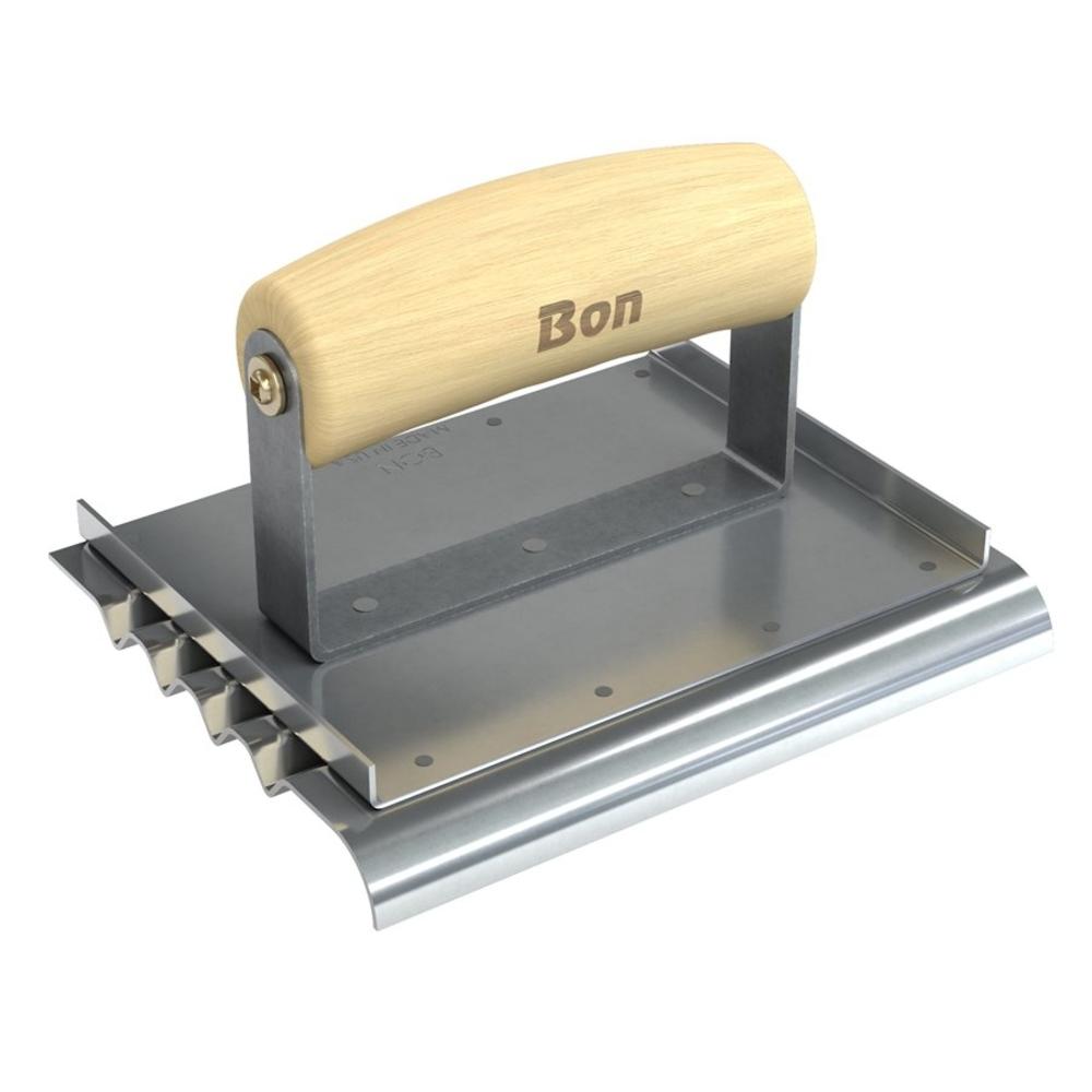 Bon Tool 6 in. x 4-3/4 in. Safety Step Edger with Wood Wave Handle-12 ...