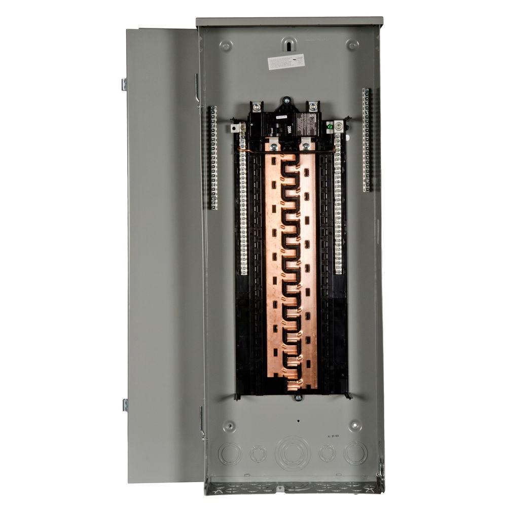 GE PowerMark Gold 200 Amp 32-Space 40-Circuit Outdoor Main Breaker ...