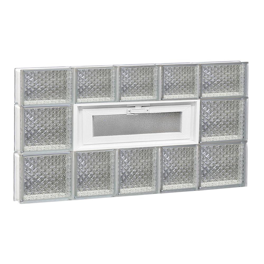 Clearly Secure 32.75 in. x 21.25 in. x 3.125 in. Frameless Diamond ...