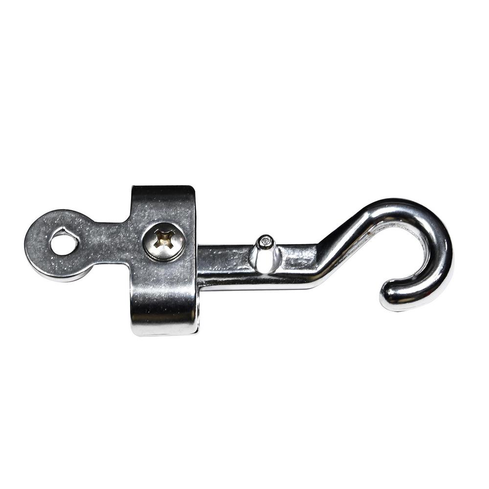 PERMA-CAST 3/4 in. Loop Type Rope Hook in Chrome-PH-51H - The Home Depot