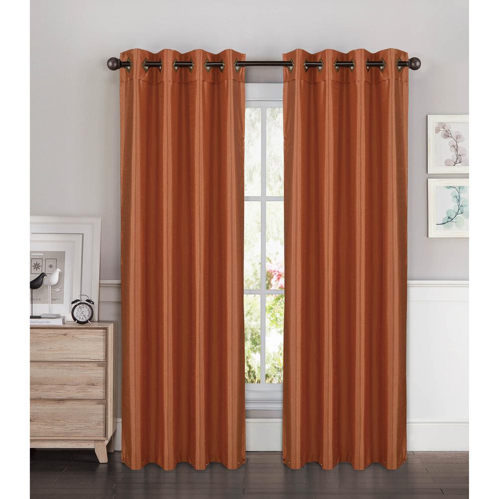 Grommet - Terracotta - Curtains & Drapes - Window Treatments - The Home ...