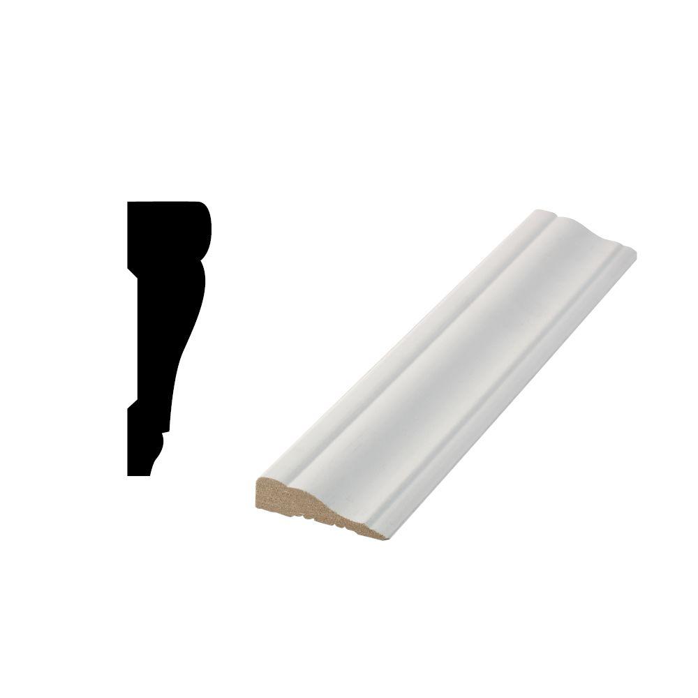 Woodgrain Millwork LWM 442 - 19/32 in. x 2-1/4 in. Primed MDF Door and ...