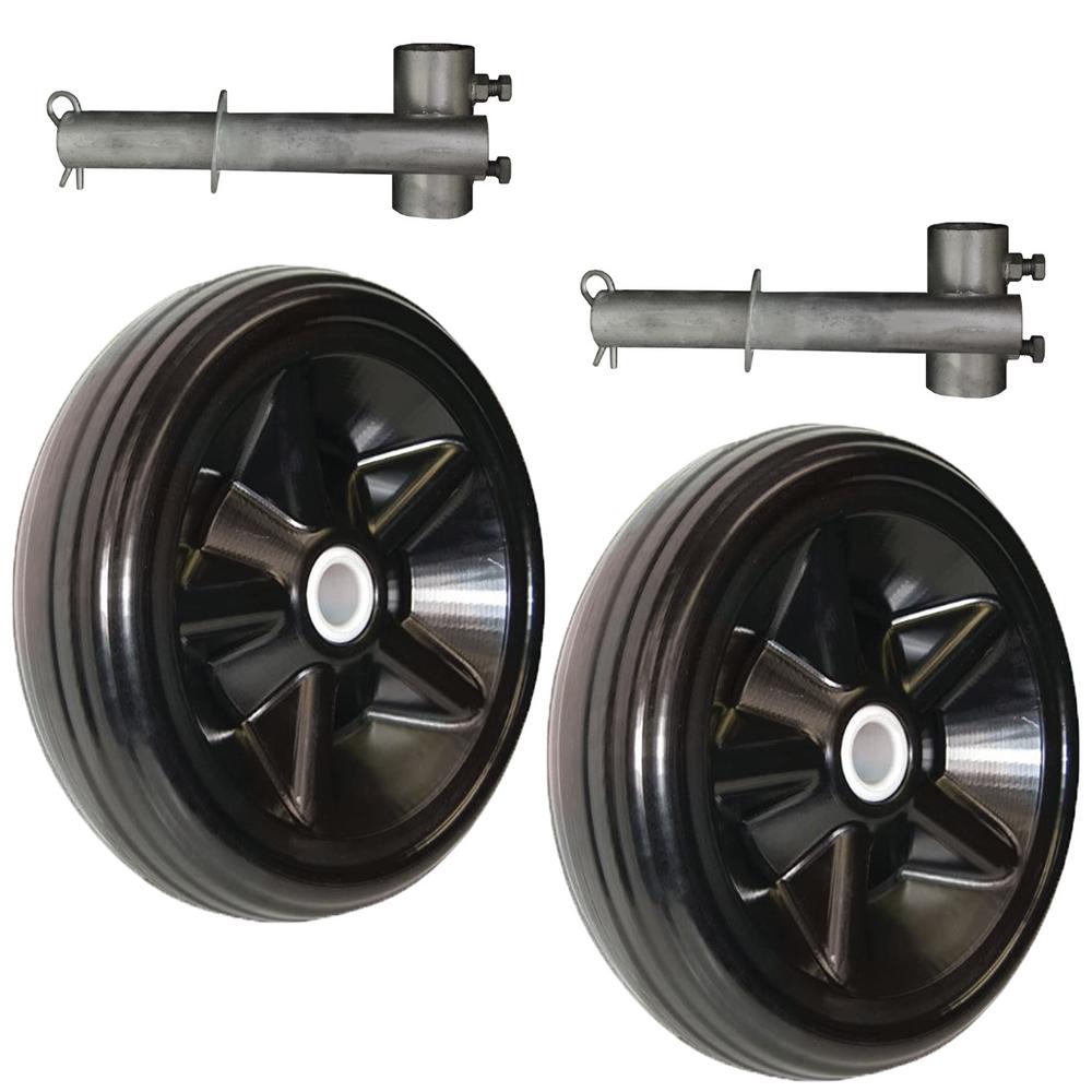 Multinautic Pair of Roll-in Dock Wheels with Galvanized Steel Hubs ...