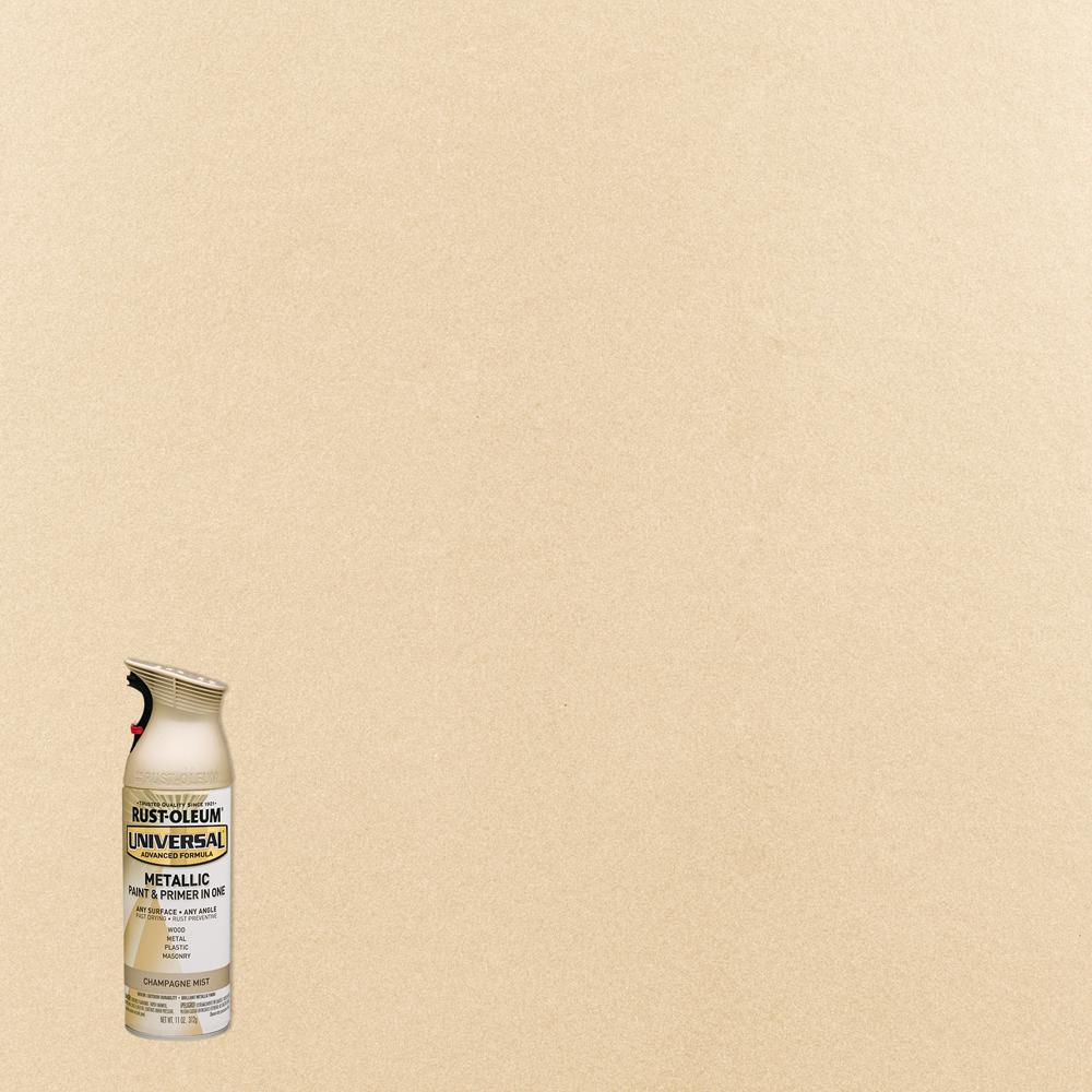 Rust-Oleum Universal 11 oz. All Surface Metallic Champagne Mist Spray ...