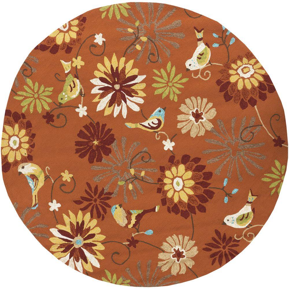 Artistic Weavers Mount Patterson Tan 8 ft. x 8 ft. Round Indoor/Outdoor ...